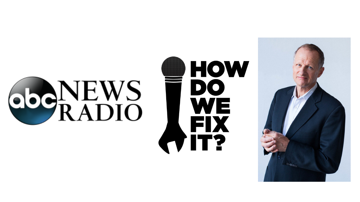 58. Longtime radio reporter Richard Davies asks “How do we fix it ...